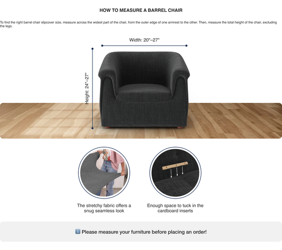 How to Measure a Chair | Armchair Measurement Guide
